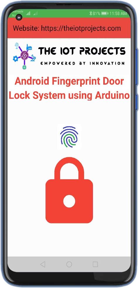 Fingerprint Door Lock System Using Arduino And Smartphone