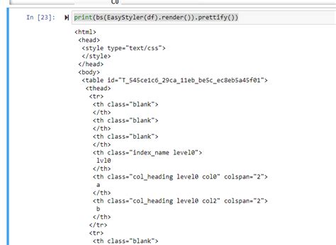 Jinja2 How To Extend Pandas Base Styler Template Stack Overflow