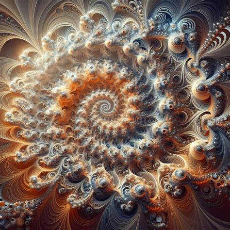 Fractal Fragment A Stylized Fractal Inspired Rendering Of The Po Stock