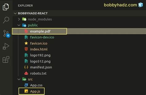 How To Download A File In React Js Local Or From Bobbyhadz