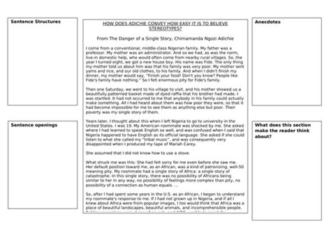 Igcse Edexcel English Language Anthology Sow Teaching Resources