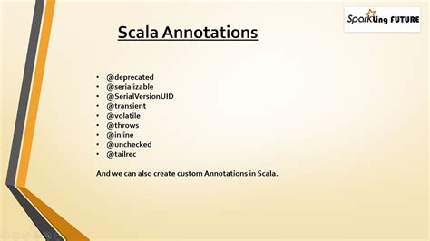 Scala Tutorials Day Scala Annotations YouTube