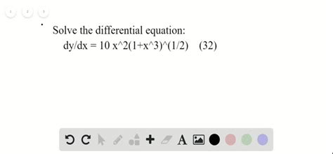 Solved Differential Equation In Exercises 31 34 Find The General Solution Of The Differential