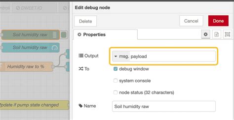 node red messages and variables tech explorations