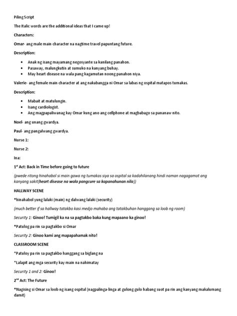 Piling Script Pdf
