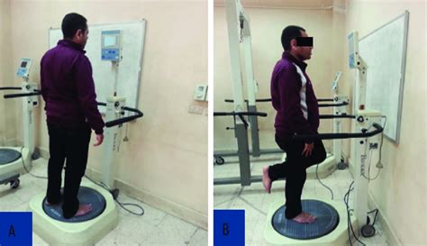 Biodex Balance Testing A Bilateral Stance And B Unilateral Stance