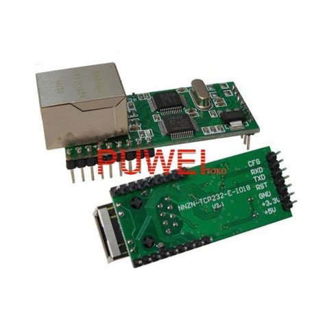 Promo RS232 Serial TTL To Ethernet RJ45 Converter Transmission Module AN71 Diskon 9 Di Seller