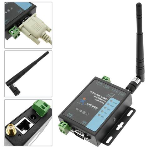 Module Ieee80211 Tcpip To Rs232 Rs485 Db9 Modbus Model Usr W610