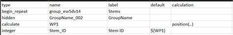 Default Id To Position In Group Within Group Form Building