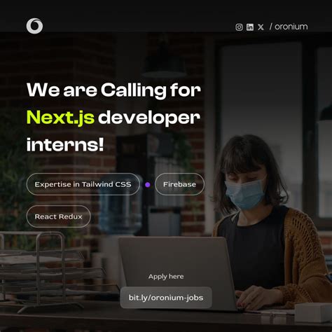 Oronium On Linkedin Nextjs Internship Hiringdevelopers