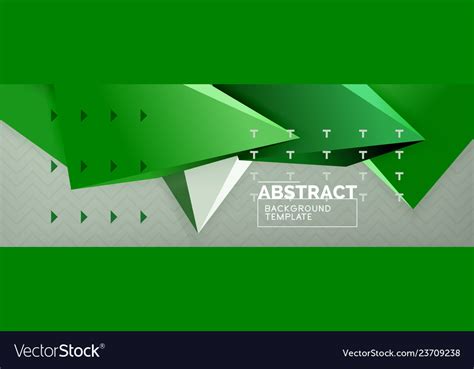 3d Triangular Minimal Abstract Background Vector Image