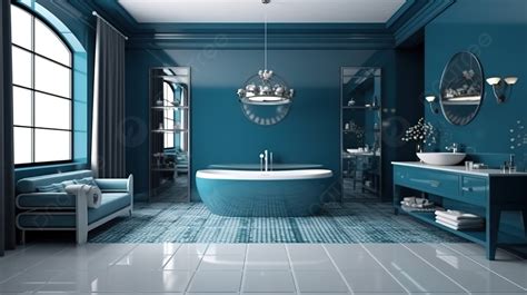 3d로 만든 현대적인 블루 럭셔리 침실 스위트와 욕실 고급 호텔 호텔 호텔 침실 배경 일러스트 및 사진 무료 다운로드 Pngtree