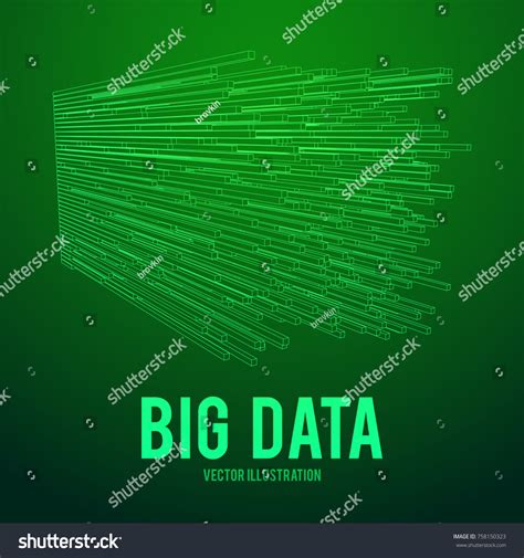 Big Data Visualization Machine Learning Algorithms Stock Vector Royalty Free