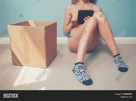 Naked Woman Empty Box Image Photo Free Trial Bigstock