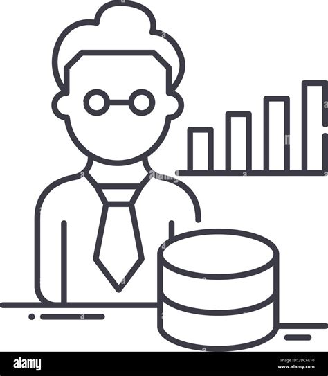 Crm Icon Linear Isolated Illustration Thin Line Vector Web Design Sign Outline Concept