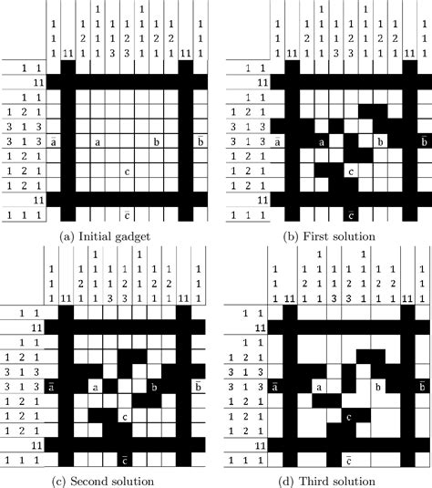 figure 2 1 from complexity and solvability of nonogram puzzles