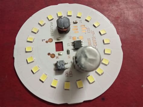 18w Led Bulb Chip With Single Capacitor Pack Of 5 Pieces Direct Ac 220v Input Light Colour White