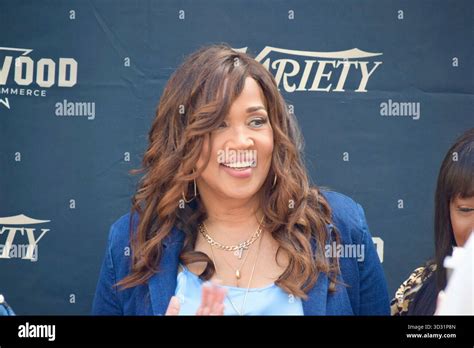 Comedian And Actress Kim Whitley Attends The Hollywood Walk Of Fame