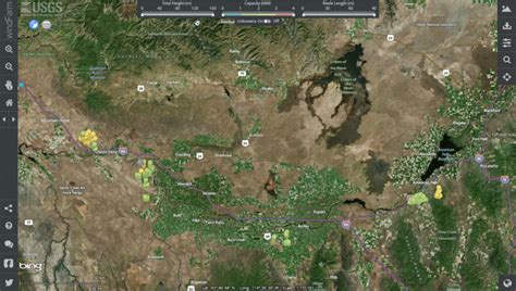 Windfarm Usgs Releases Interactive Map Of Us Wind Turbines Idaho