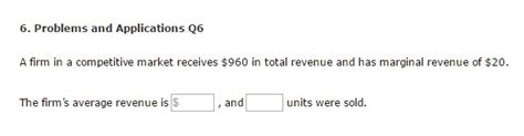 solved 6 problems and applications q6 a firm in a
