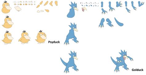 Psyduck And Golduck Character Builder By Alexthebuizel52138 On Deviantart