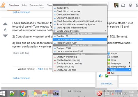 Apache Wampserver Your Port 80 Is Actually Used By Microsoft