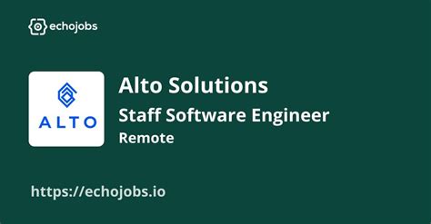 Alto Solutions Is Hiring Staff Software Engineer Go Golang Remote