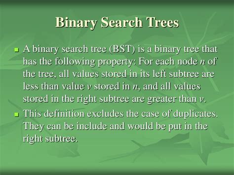 PPT Binary Trees PowerPoint Presentation Free Download ID 549400
