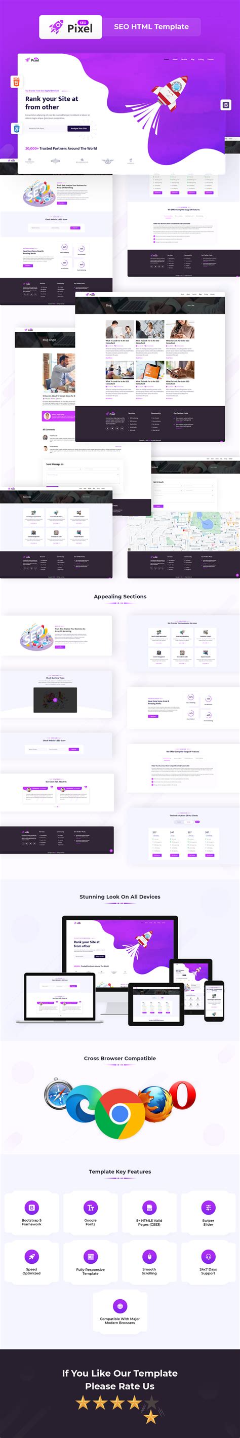 Meta Seo Responsive Html Template 293179 Templatemonster