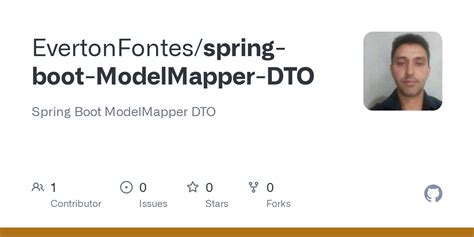 Github Evertonfontesspring Boot Modelmapper Dto Spring Boot Modelmapper Dto