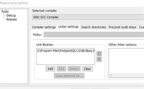 Postgresql Cmd Cannot Run Exe And Including External Libraries In