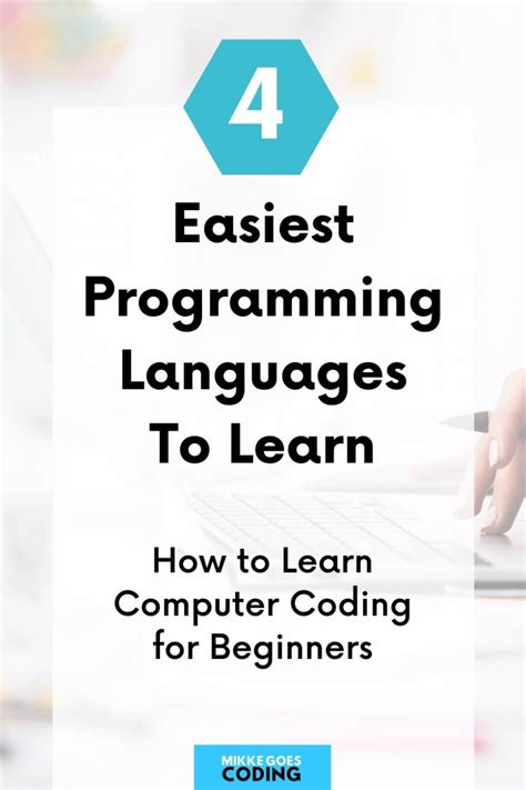 4 Best Computer Programming Languages For Beginners In 2022