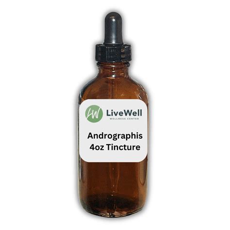 Andrographis 4oz Tincture Live Well Wellness Center
