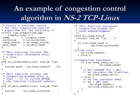 Ppt Ns 2 Tcp Linux Powerpoint Presentation Free Download Id496665