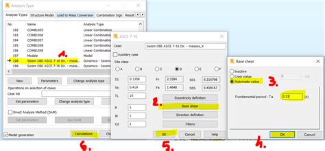 Reactions Smaller Than Expected While Seismic Analysis According To Asce 7 16 In Robot