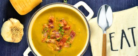 Bacon Topped Parsnip Leek Soup FLUENT