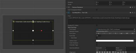 tmp text doesn t appear in game view unity engine unity discussions