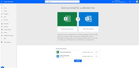 mail merge ด้วย excel online และ power automate cop psu it blog