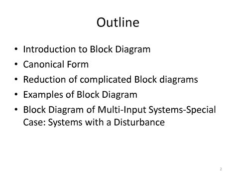 SOLUTION Lecture Block Diagram Representation Of Control Systems Studypool