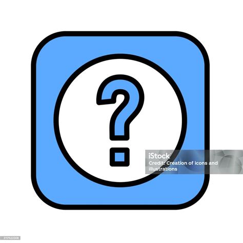 Information Color Line Icon Web Accessibility Vector Isolated Element Stock Illustration