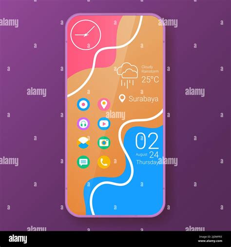 flat colors user interface widget arrow stock vector image and art alamy