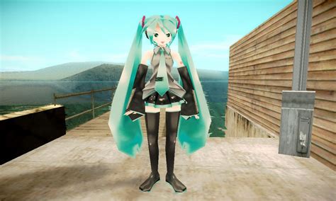 Hatsune Miku Low Poly Model