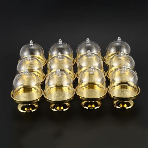 12x Mini Kage Stativ Cupcake Kasse Bryllupsfest Pl Grandado