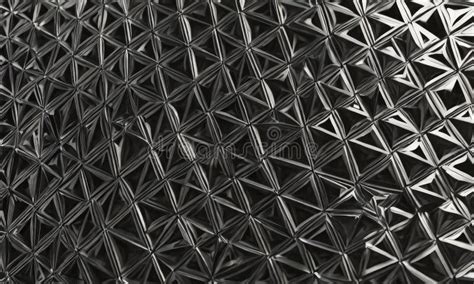Close Up View Textured Metal Surface With Repeating Diamond Pattern Creating Visually Striking