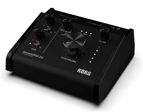 Namm Show 2025 Korg Previews Microaudio 22 722 Audio Interfaces