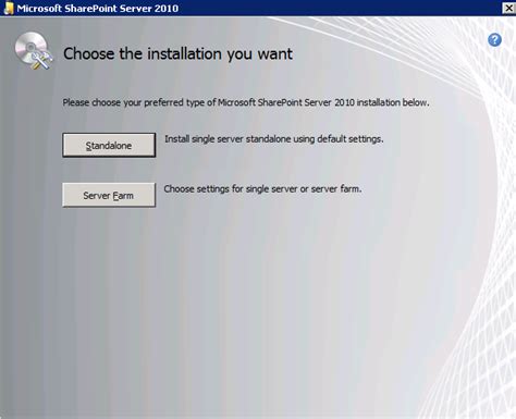 Sharepoint 2010 Installation Techbubbles