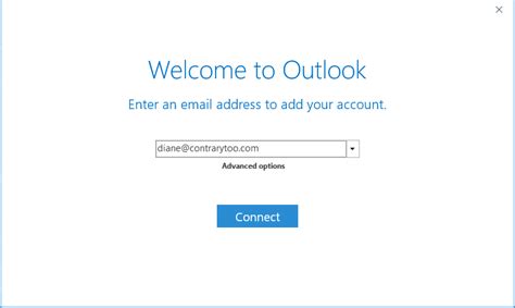 Create A No Mail Account In Outlook 2016 And Newer