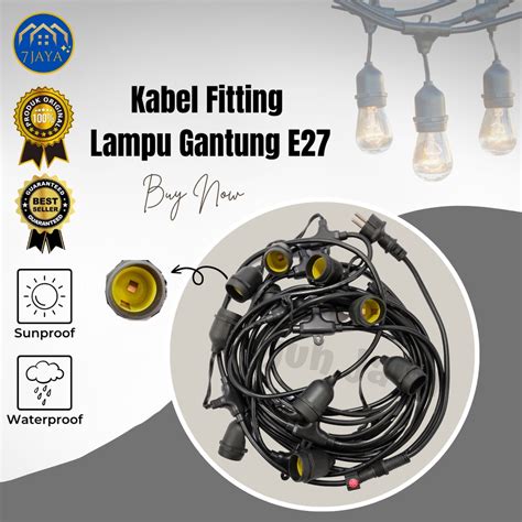 Jual Kabel Fitting Lampu Gantung E Meter Shopee Indonesia