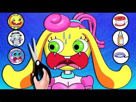 OMG Mommy Long Legs Turned Into Bunzo Bunny Poppy Playtime Animation Stop Motion Paper In