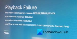 Fix Hulu Error Code Runtime 2 And 5